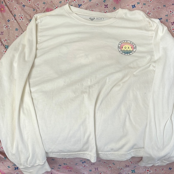 Roxy | Tops | Roxy Cream Colored Long Sleeved Shirt | Poshmark